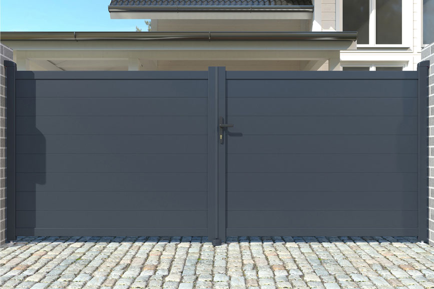 Pack swing gate 4m EIGER H.140 + Side Gate EIGER H.140 | Casanoov