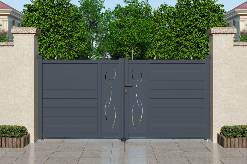 Portail alu battant 3m LIFE 300B140 | Casanoov