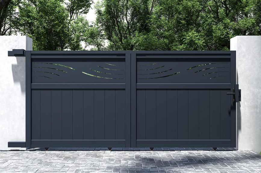 Aluminum sliding gate 3m HALTI 300C140 | Casanoov