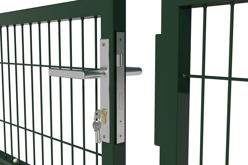 Cancello in rete metallica 4m RAZO 400x200cm Verde muschio | Casanoov